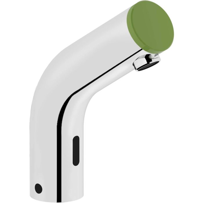 Vitra Sento kids basin mixer A47187 chrome / green, with sensors ...