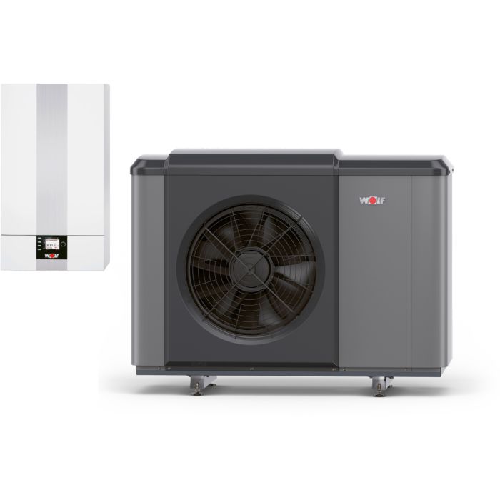 Wolf heat pump CHA-Monoblock 07 9146862 400 V, with indoor/outdoor unit ...