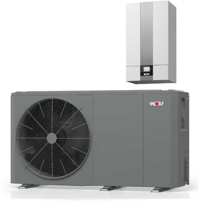 Wolf Monoblock 9148032 06/07, 230 V, with indoor/outdoor unit, with ...