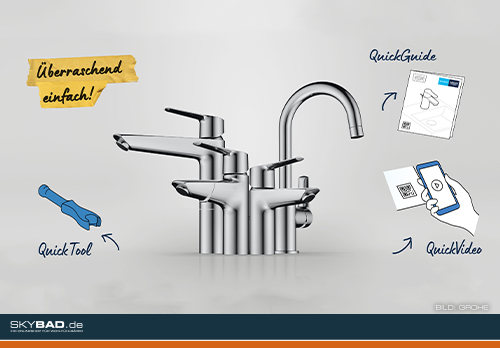 GROHE Quickfix für Badarmaturen & Küchenarmaturen | Badshop Skybad